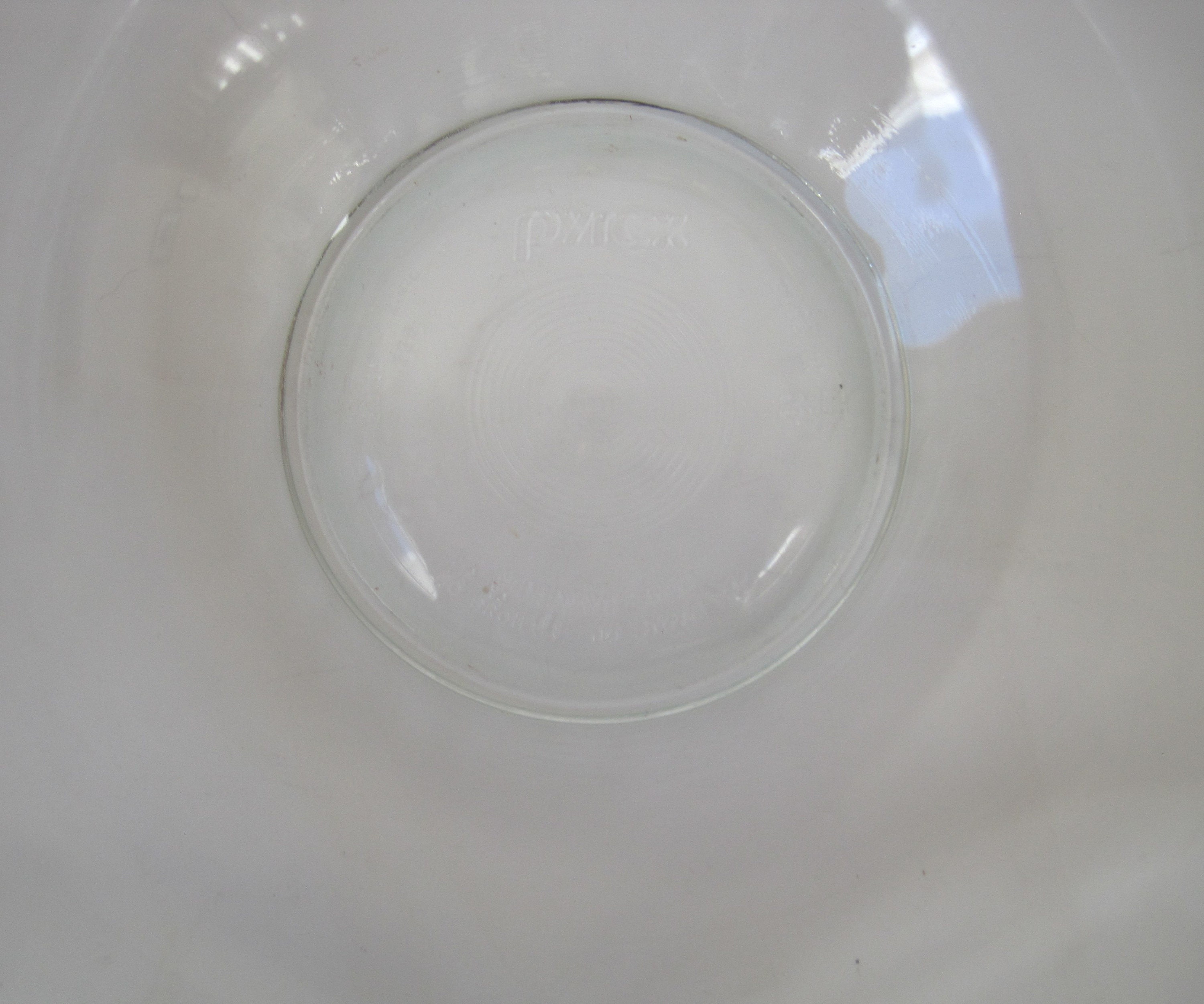 3 Pyrex Clear Glass Nesting Mixing Bowls 1, 1.5 and 2.4 Liters, Nos ...