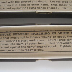 3 Antique Player Piano Roll Boxes, Universal Music Co, 12.5, Original ...