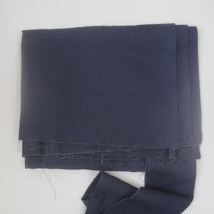 Dark Blue Duck Cloth Fabric Length, 2 Yd/72" Long X 60" Wide, Solid ...