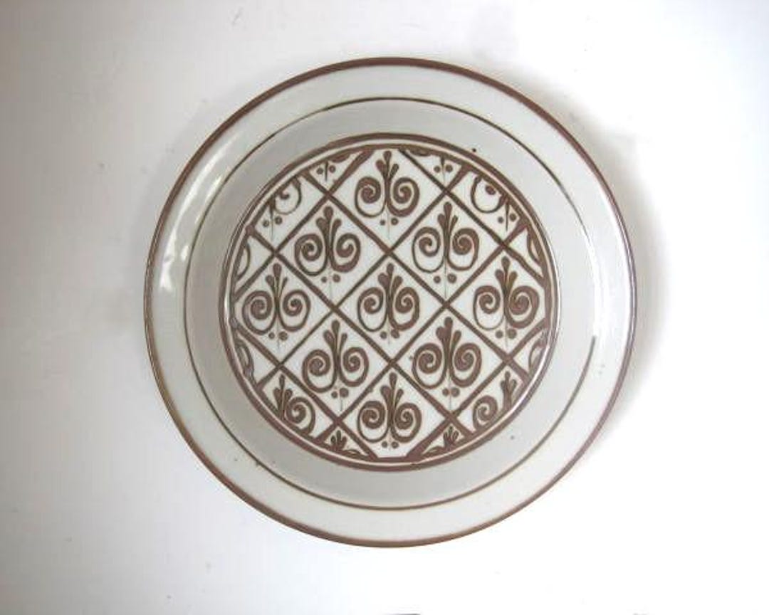 Dansk Brown Mist Round Platter/chop Plate, 13.5", Niels Refsgaard ...