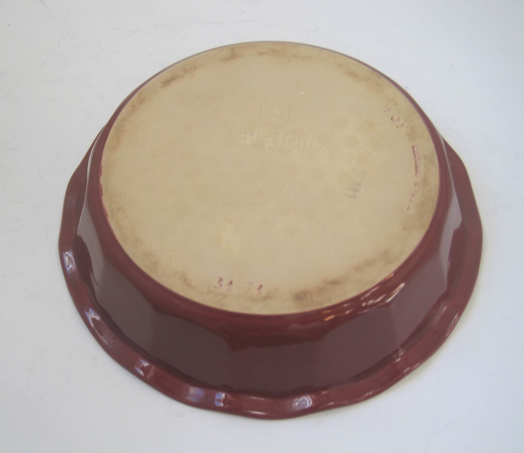 Emile Henry Williams Sonoma Ruffled Pie Plate/dish/round Baker, #31-71 ...