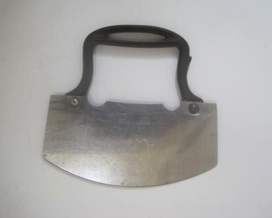 Single Blade Food Chopper, 5.875", Stainless Steel Blade, Black Cast ...