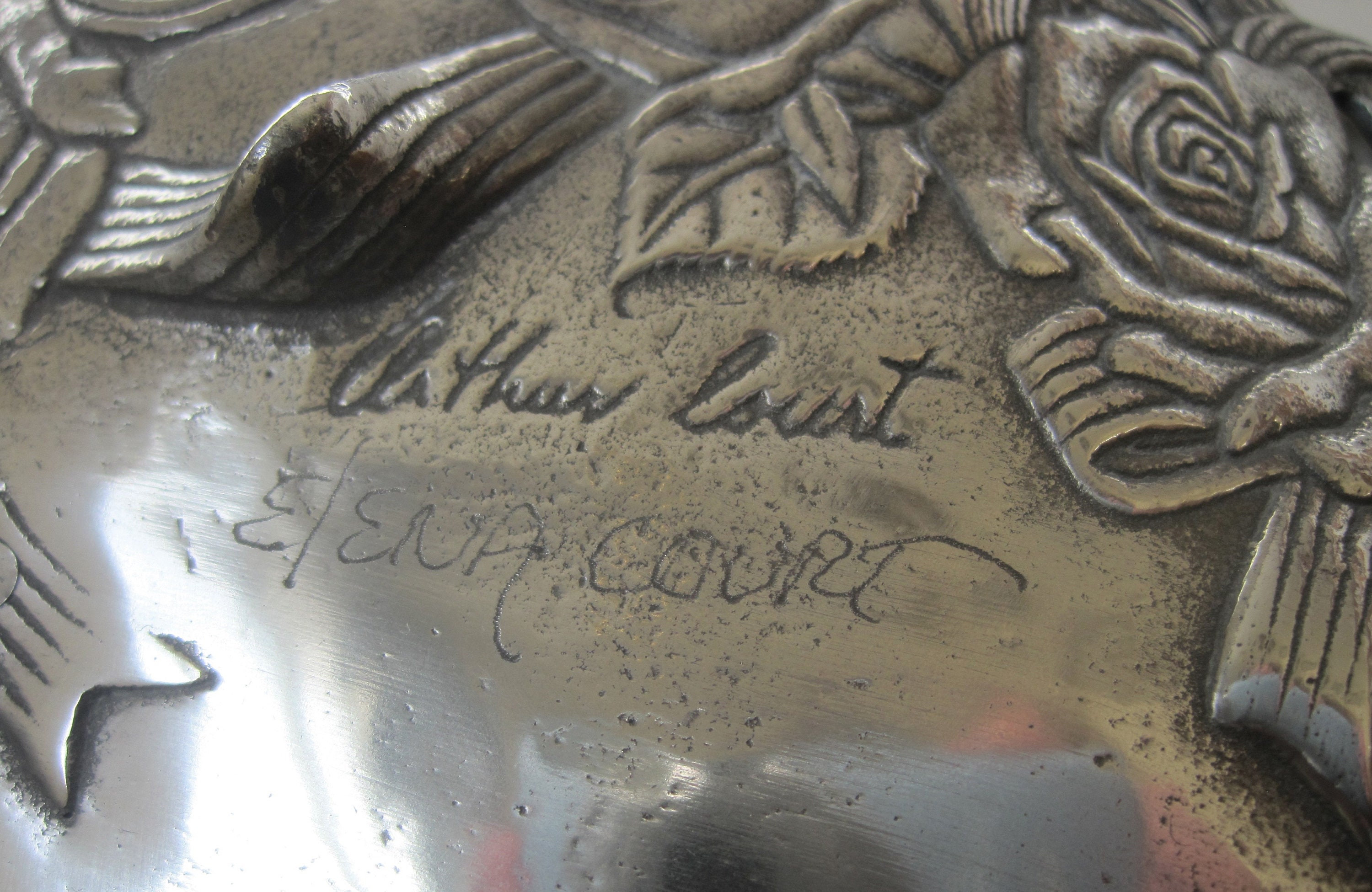 Arthur Court Heart Shaped Tray Rose Bouquet 10 - Etsy