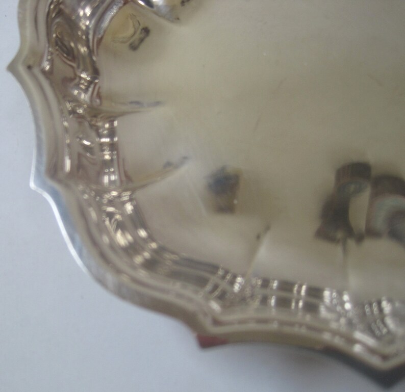 International Silver Bon Bon Bowl, 5.75" Round, Chippendale Style W ...