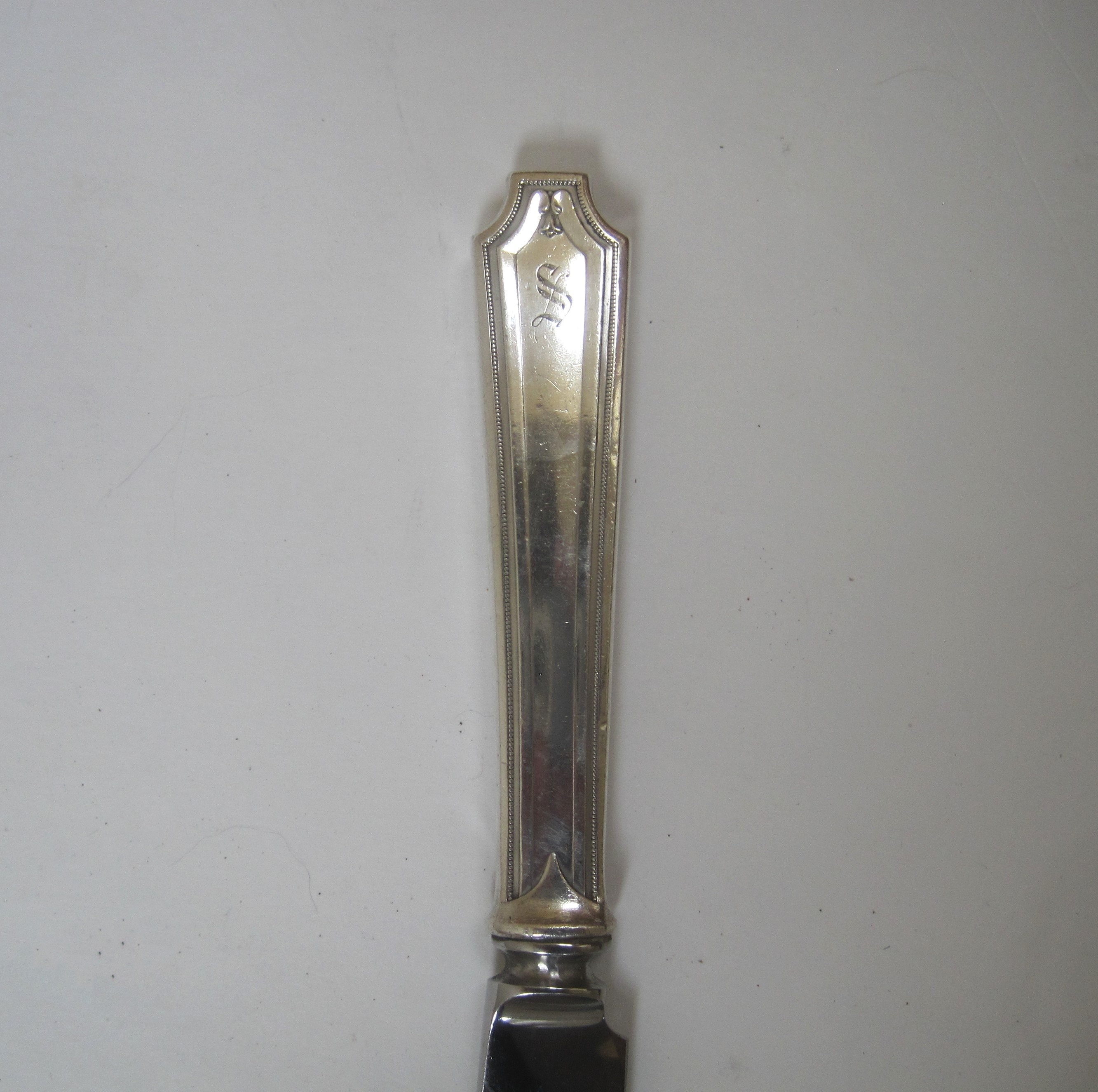 Whiting king Albert Sterling Silver Handle Dinner Knife, 9.625, Bolster ...