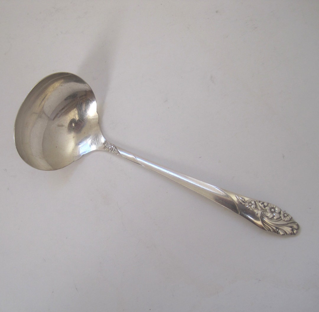 Oneida evening Star Silver Plate Silverplate Gravy Ladle, 7.125 ...