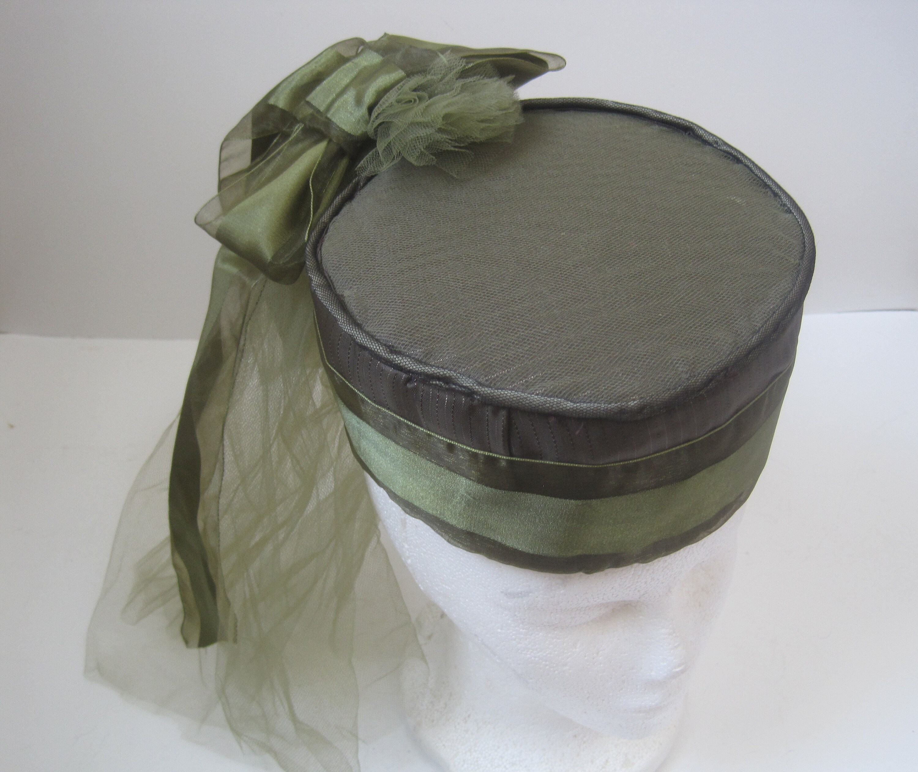2 Women's Hat Sample Designs / Mock-ups, Easter Bonnets, Hand Made ...