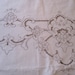 Vintage Linen Cutwork Tablecloth/table Cover, 96 X 68, Cream W/ Beige ...