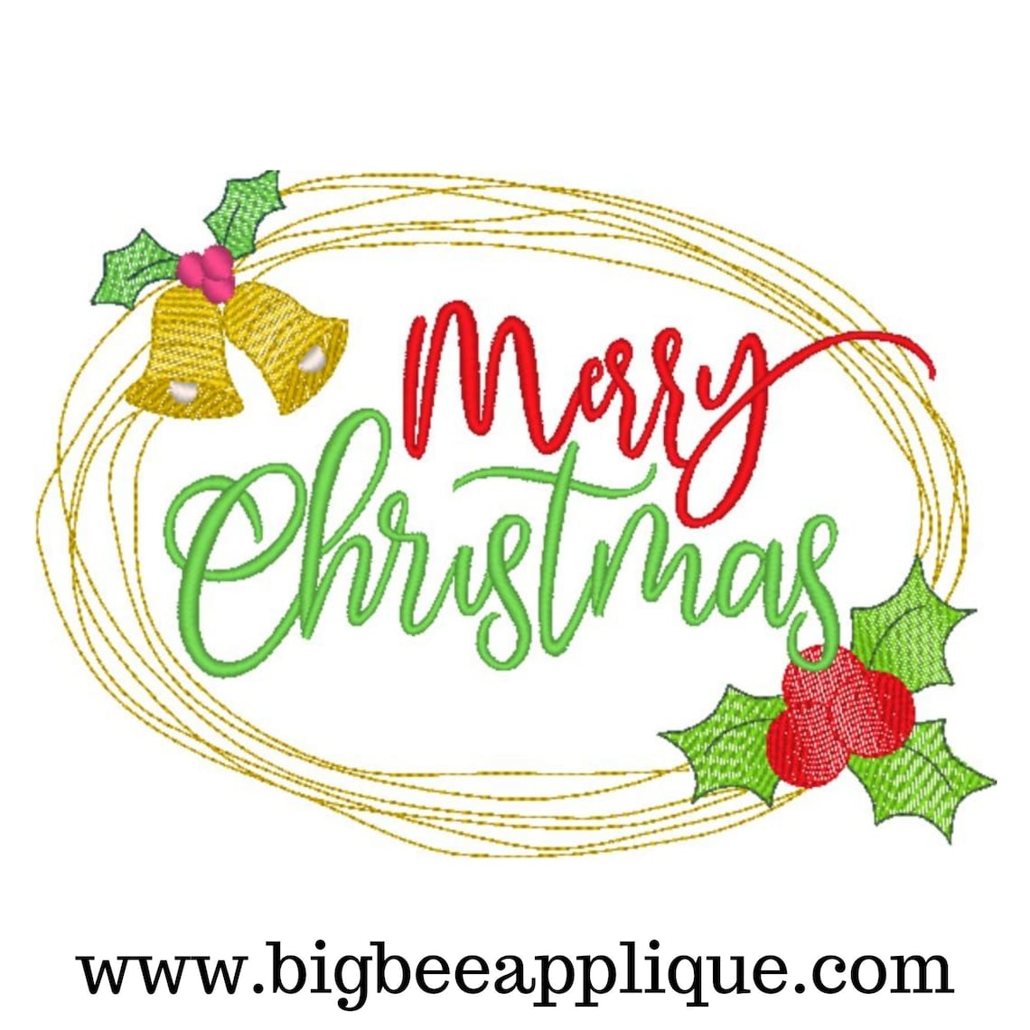 Christmas Frame Machine Embroidery Design Set Holly - Etsy