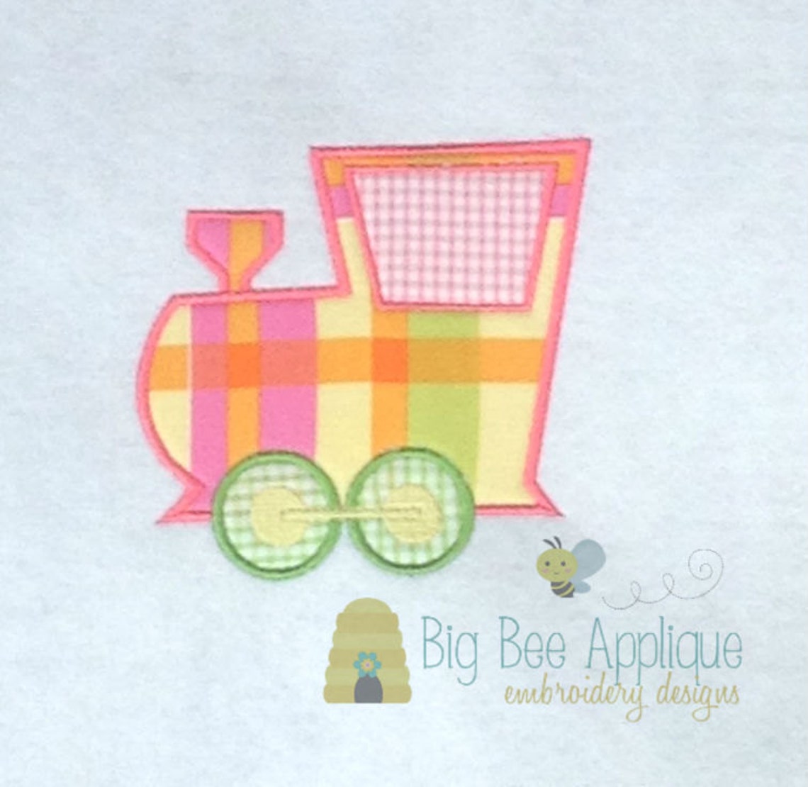 Train Applique Design Machine Applique Machine Embroidery - Etsy