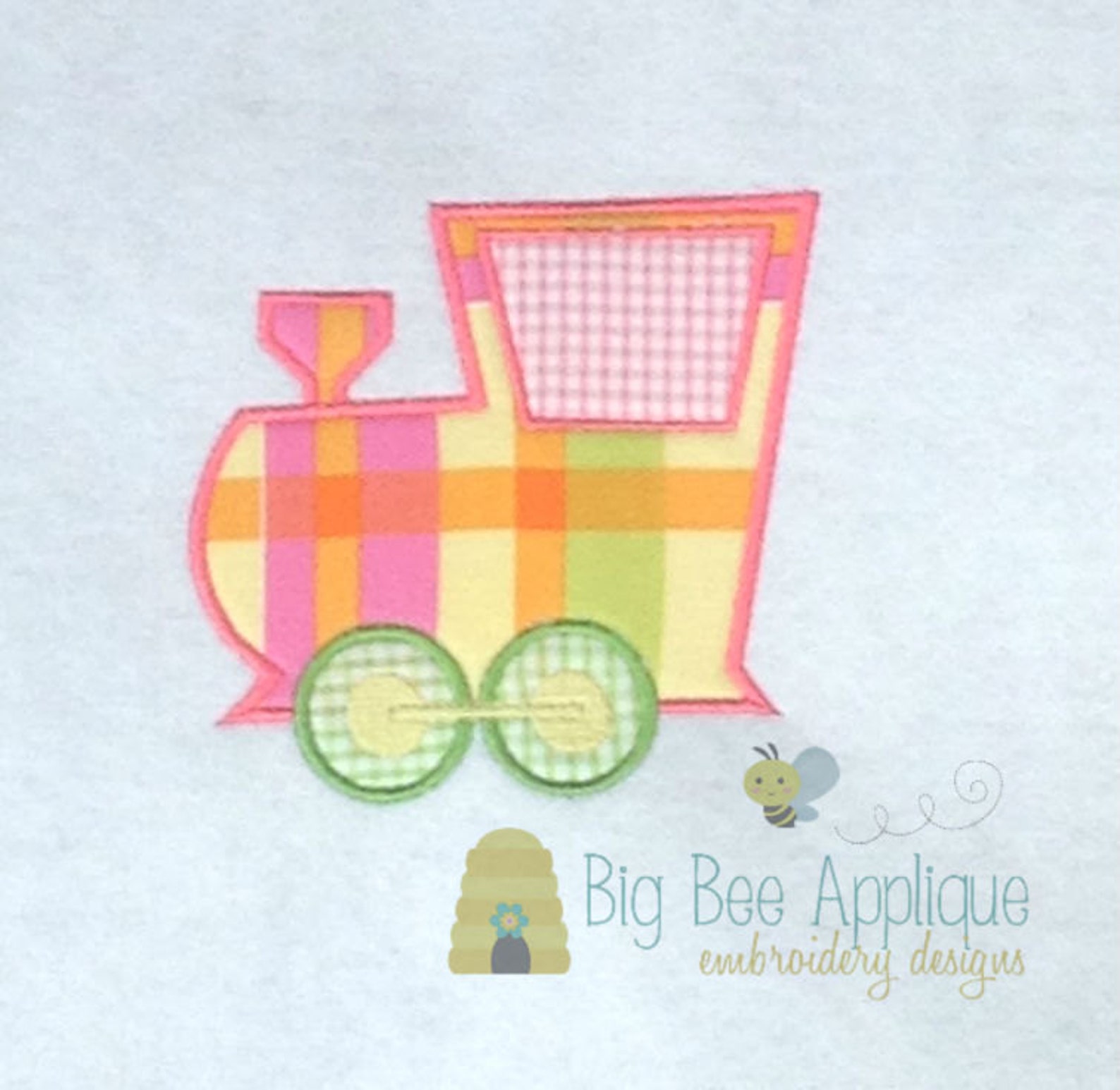 Train Applique Design Machine Applique Machine Embroidery | Etsy