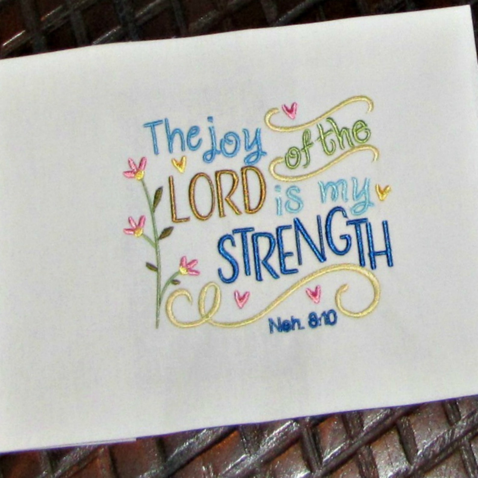Bible Verse Machine Embroidery Design, Christian Embroidery Design, the ...