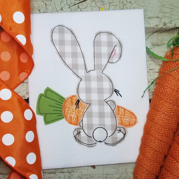 Rabbit Applique - Etsy