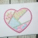 Crazy Patch Heart Machine Applique Design, Valentines Day Embroidery ...