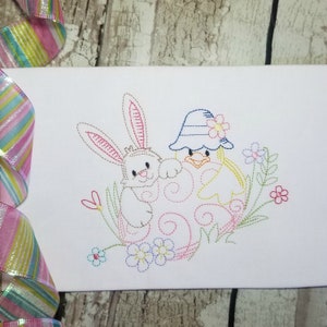 Vintage Stitch Easter Machine Embroidery Design Swirly Easter Egg for ...