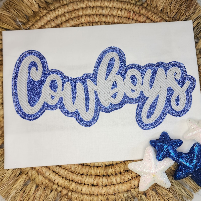 Cowboy Applique - Etsy