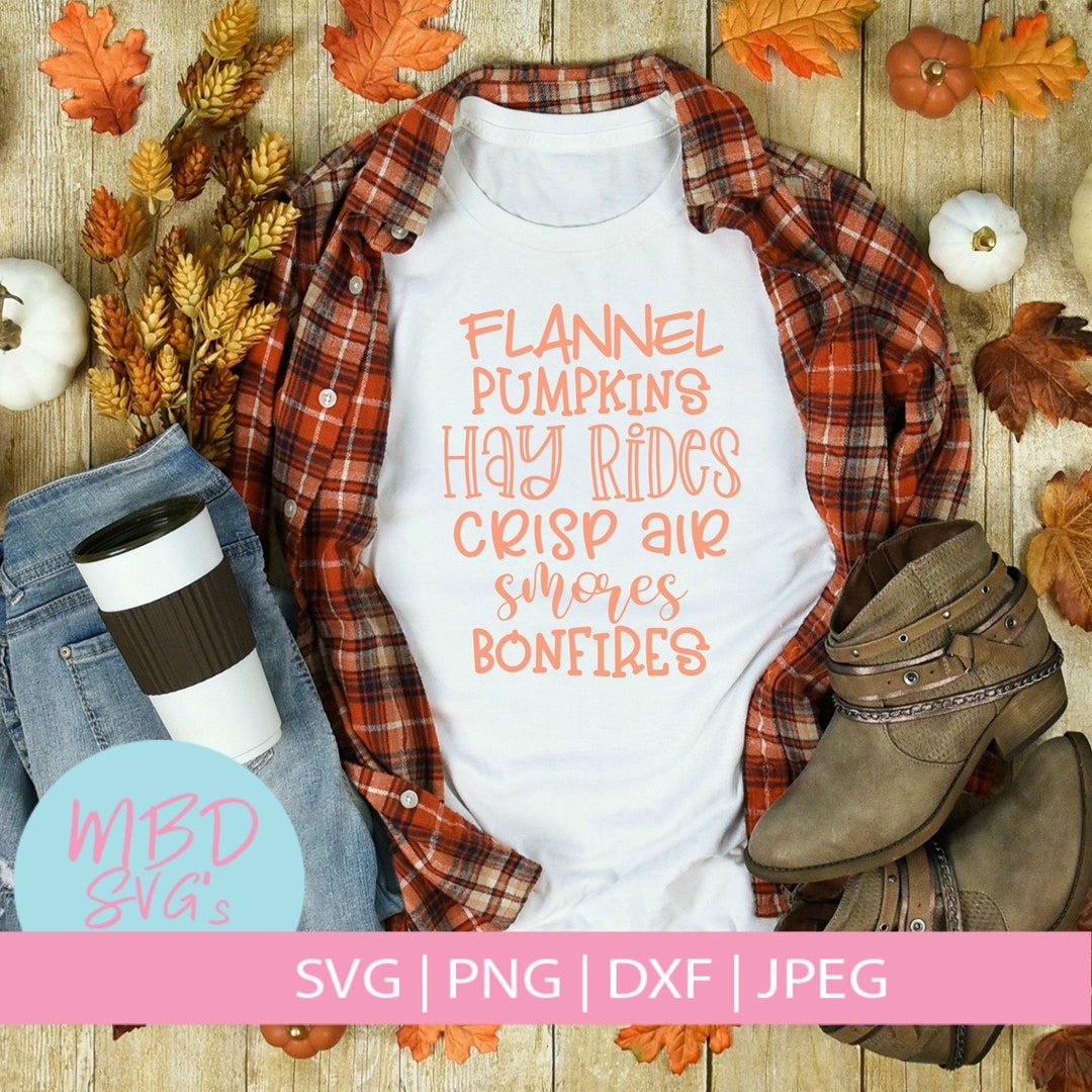 Autumn Words SVG, Fall Sayings SVG for Silhouette and Cricut, Halloween ...