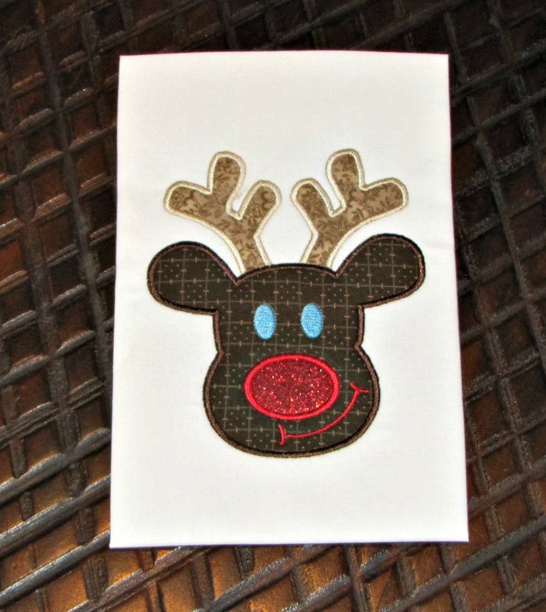 Rudolph Machine Applique Design for Christmas - Etsy