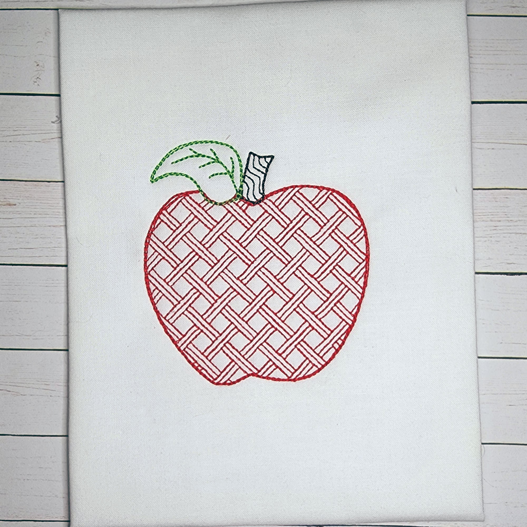 Apple Machine Embroidery Design, Back to School Embroidery Design ...