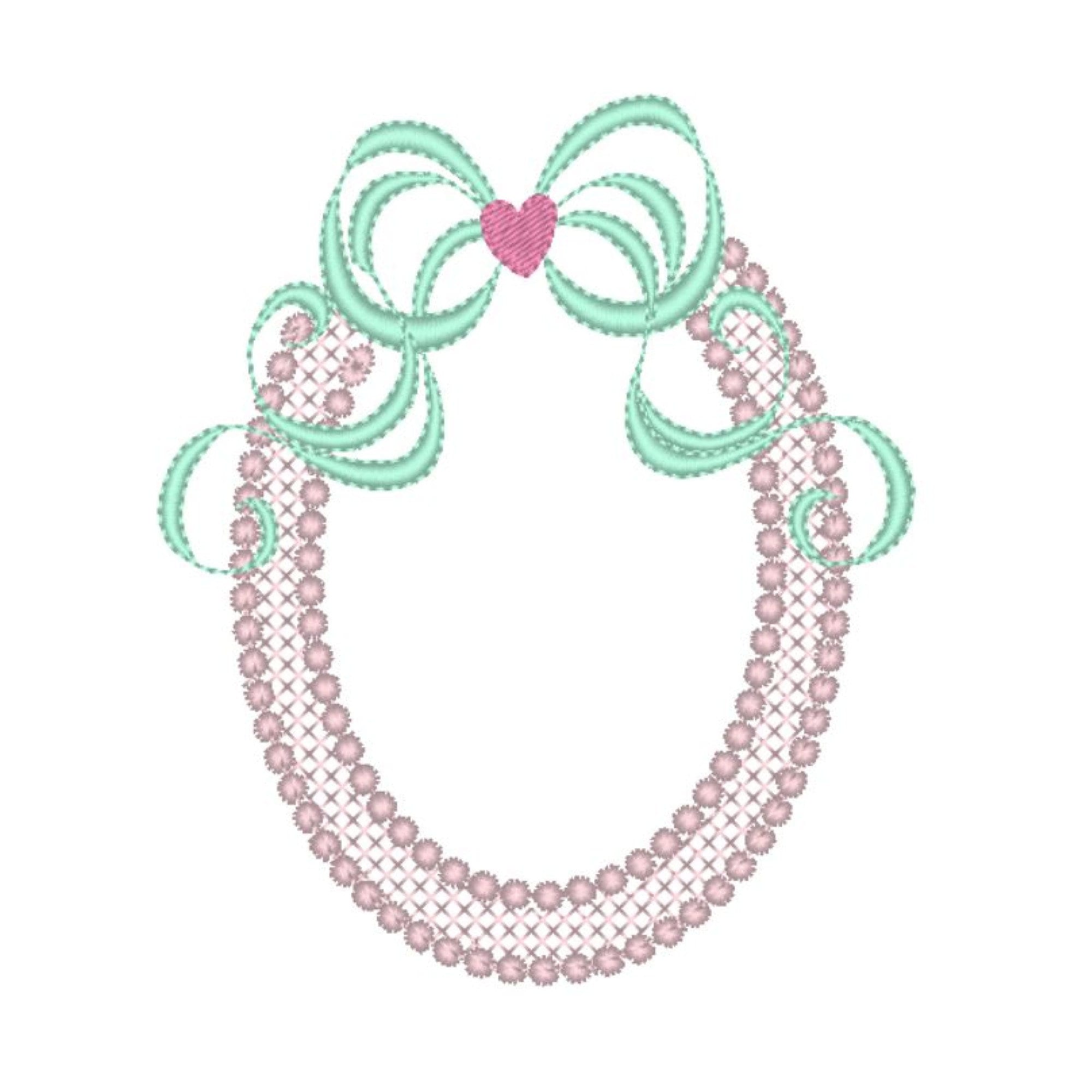 Heirloom Monogram Frame Machine Embroidery Design Font Frame | Etsy