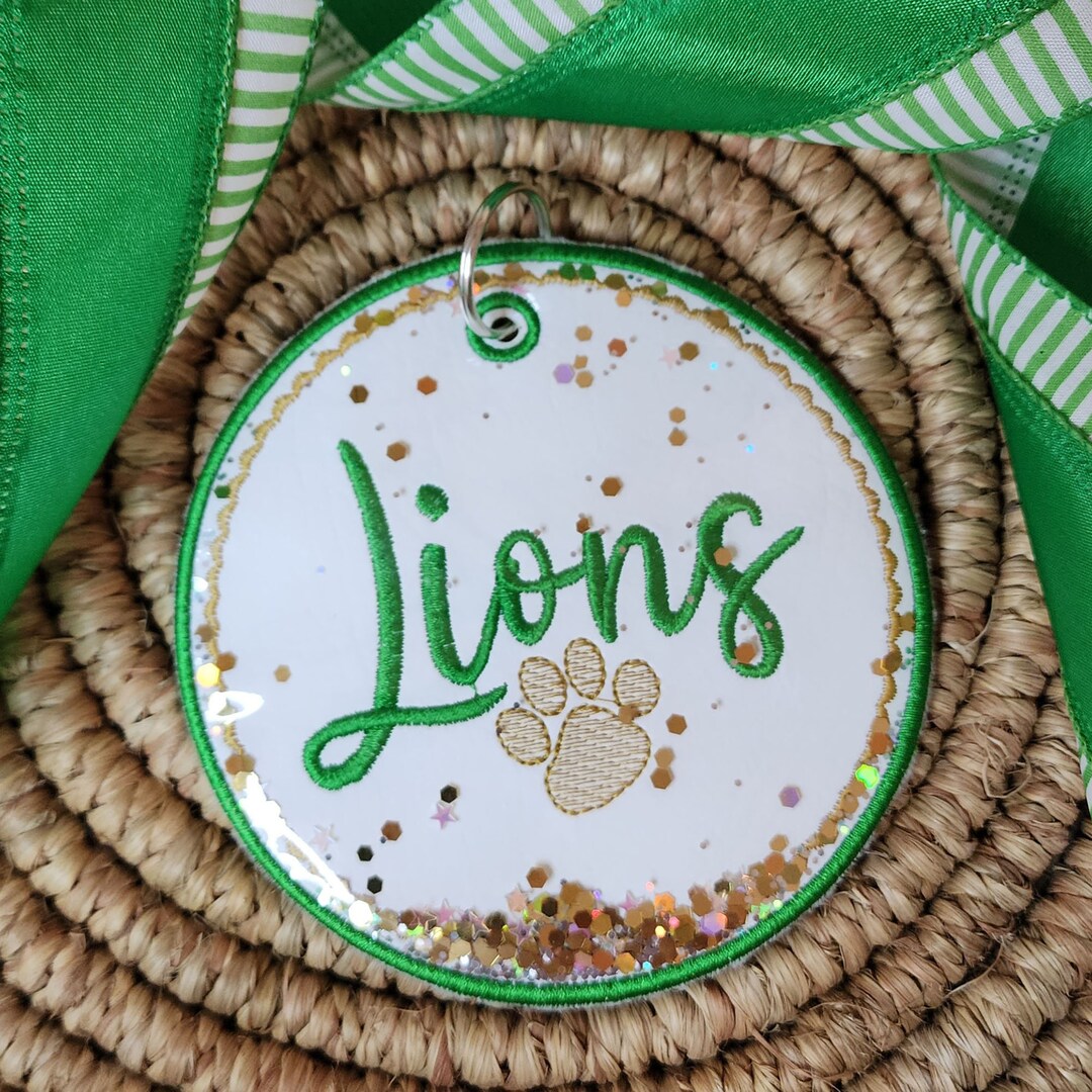 Bag Tag Embroidery Design, in the Hoop Glitter Bag Tag Machine ...
