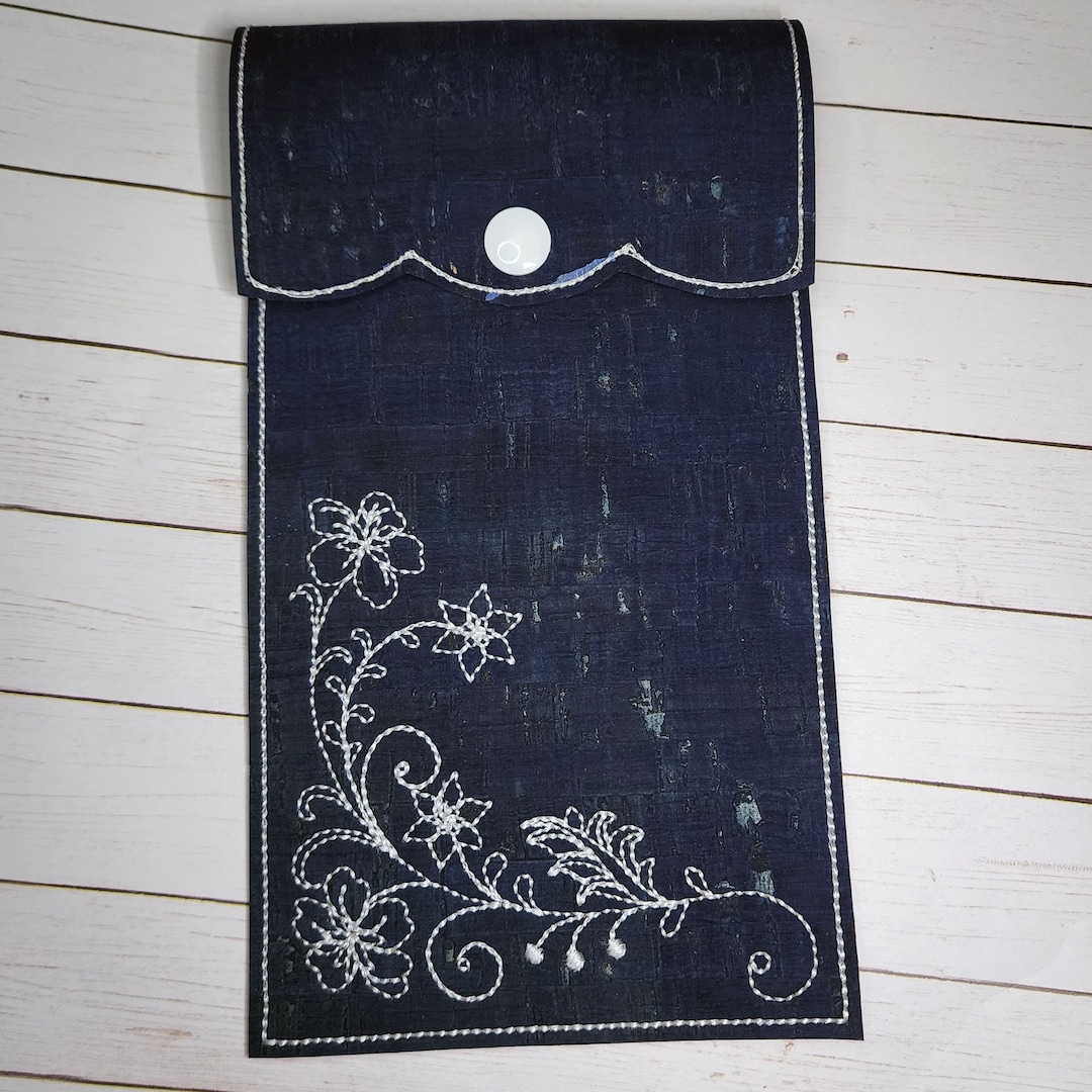 ITH Phone Case Embroidery Design, in the Hoop Phone Case With Scallop ...