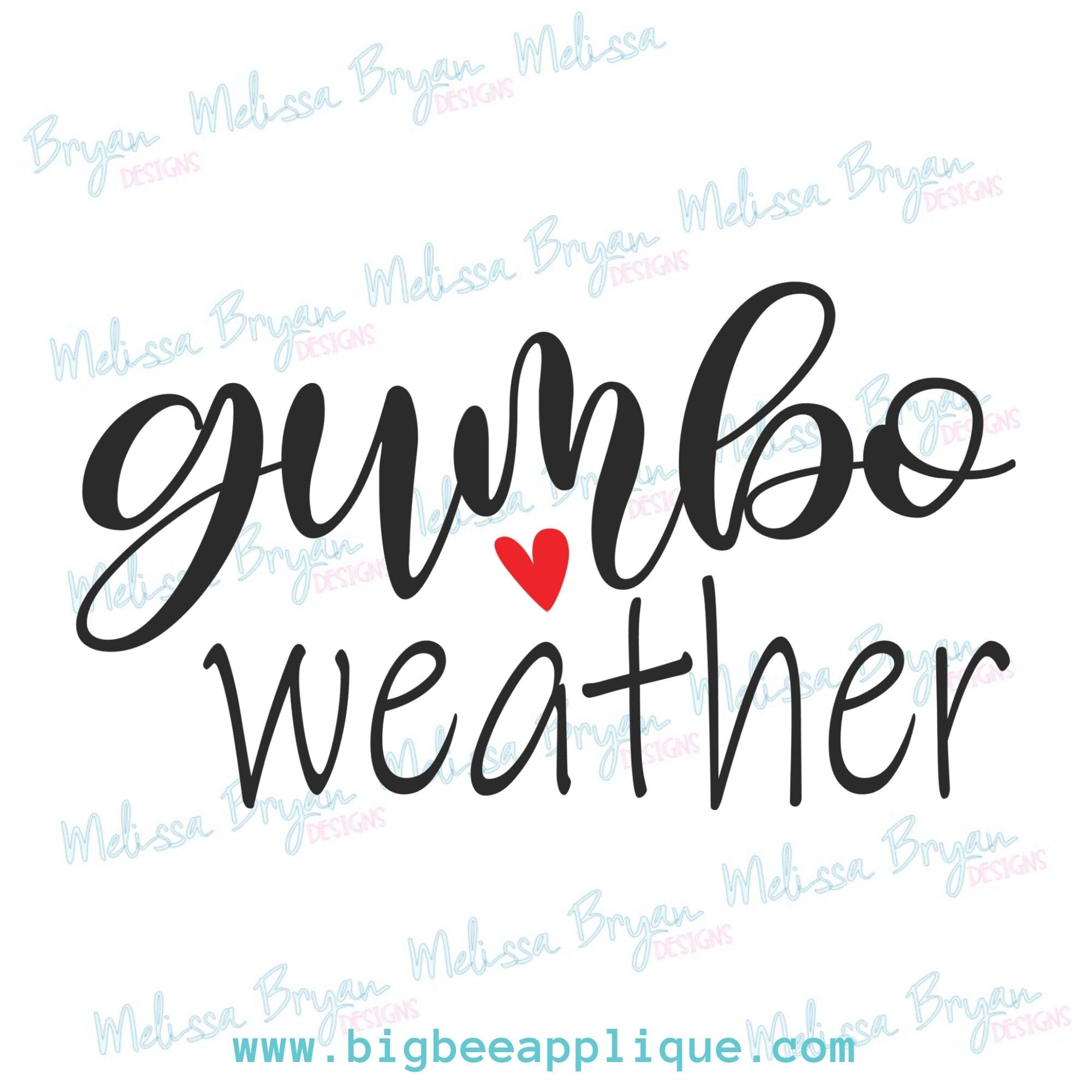 Gumbo Weather SVG Louisiana SVG SVG for Silhouette and | Etsy