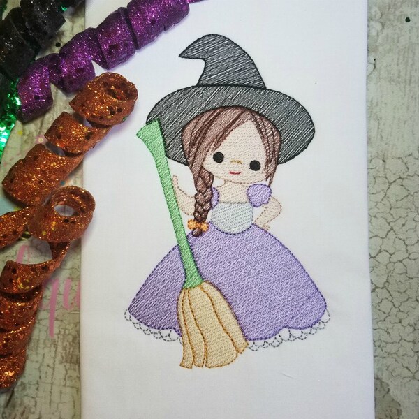 Witch Embroidery - Etsy