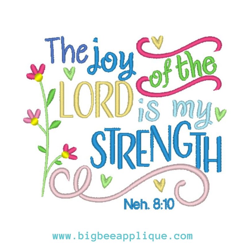 Bible Verse Machine Embroidery Design, Christian Embroidery Design, the ...