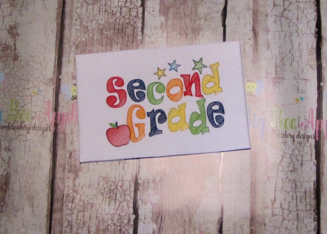 Back to School Embroidery Design, Machine Embroidery Pattern, Digital ...