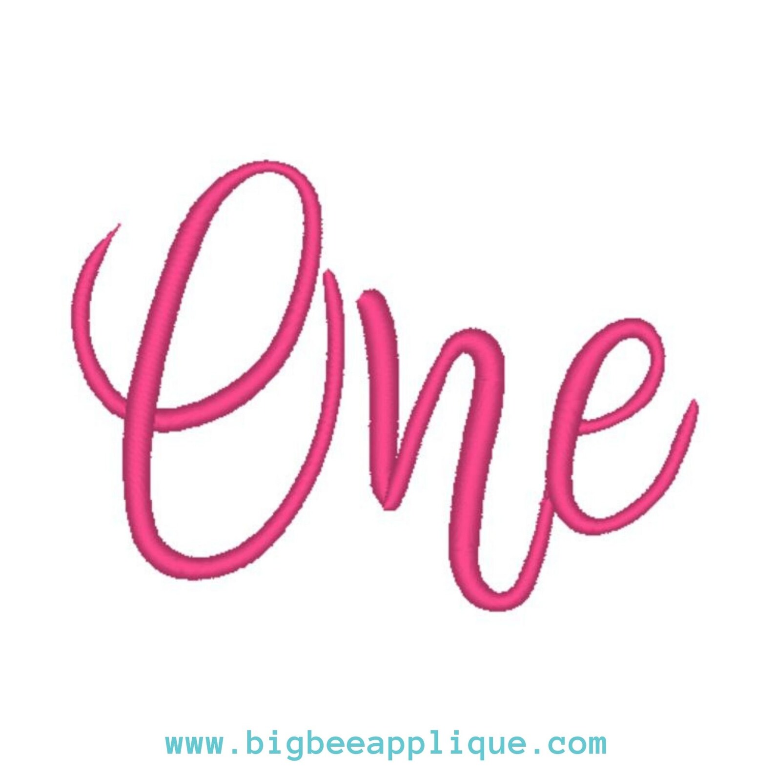 First Birthday Machine Embroidery Design One Embroidery - Etsy