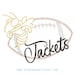 Yellow Jackets Football Embroidery Design Scribble Stitch - Etsy