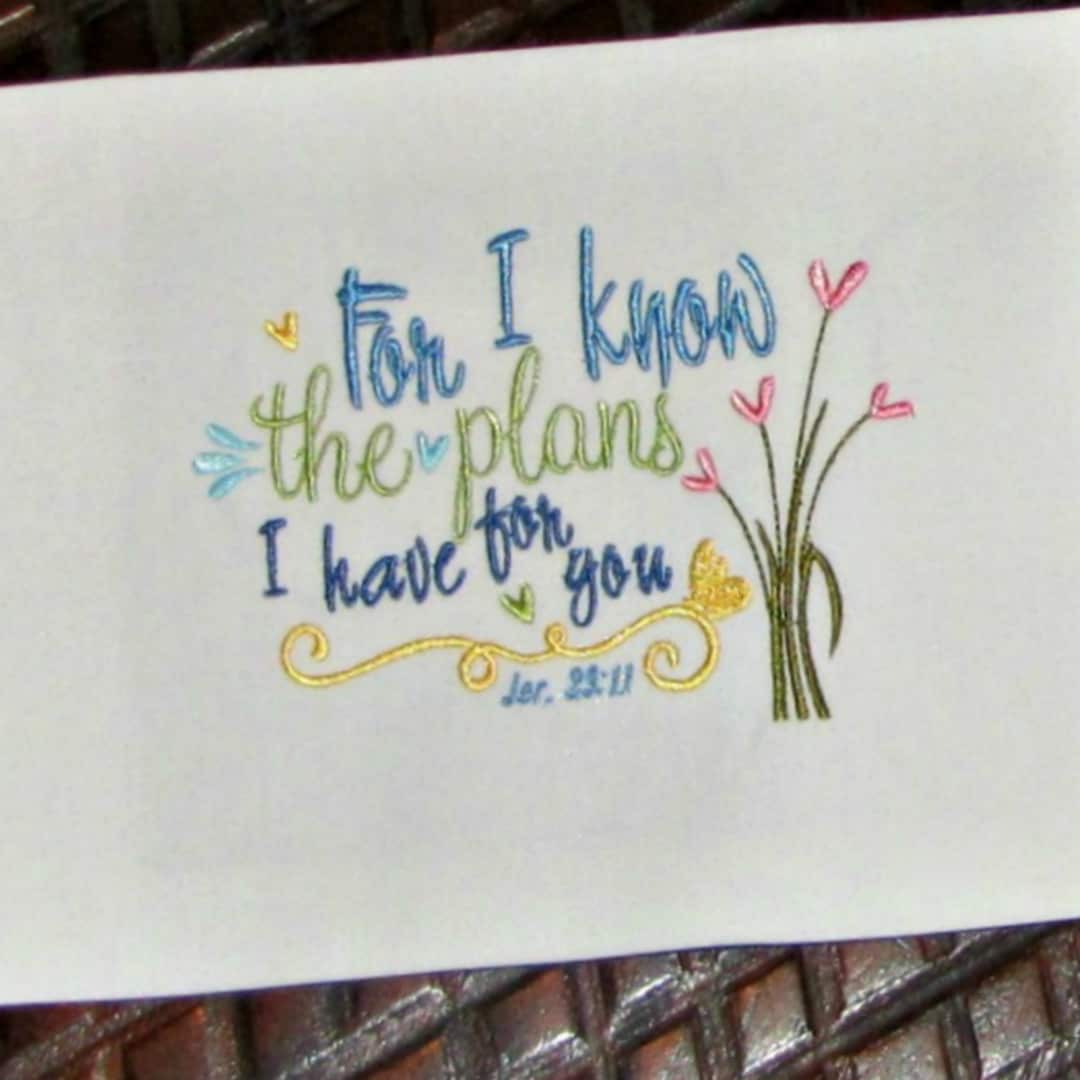 Bible Verse Machine Embroidery Design, Christian Embroidery Design ...