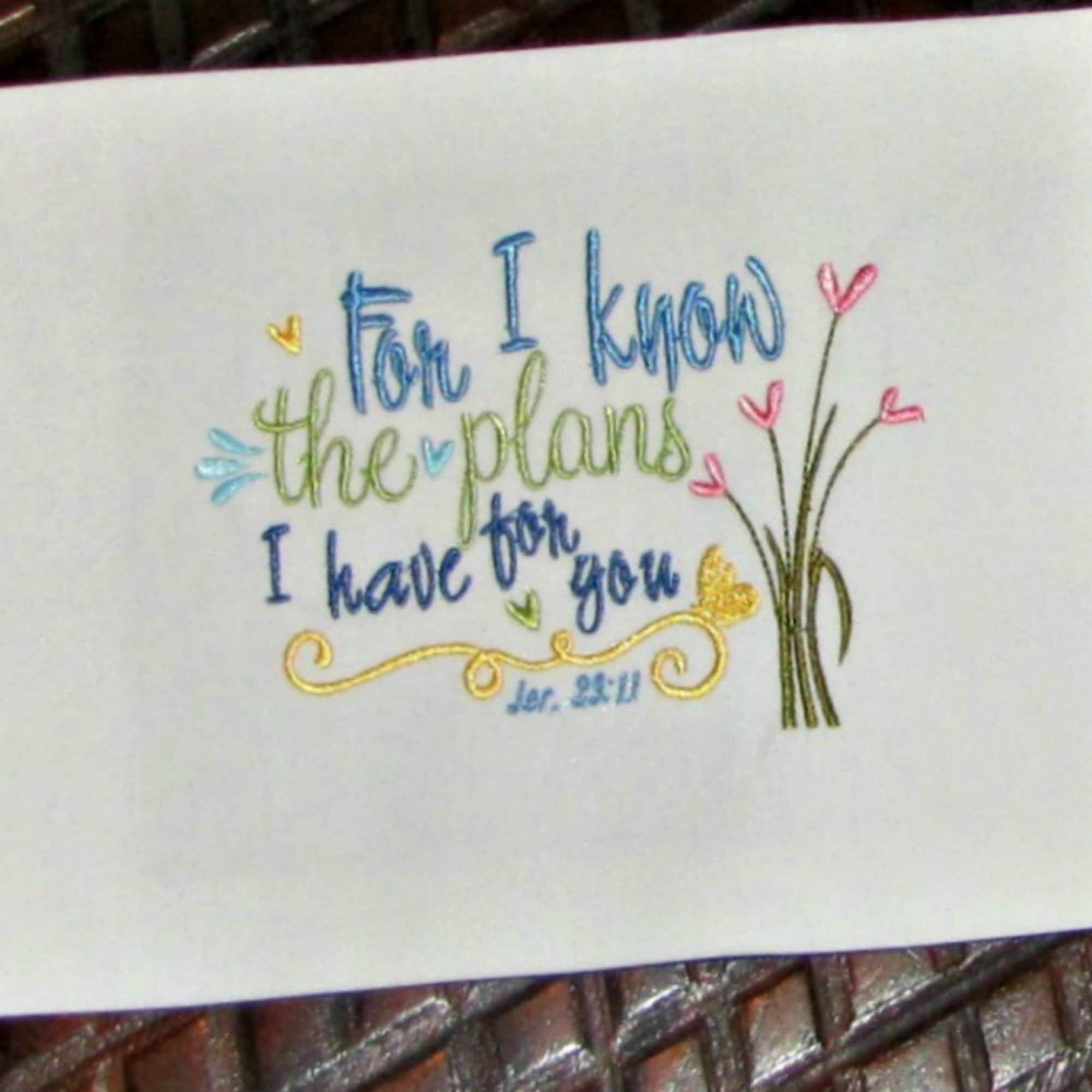 Bible Verse Machine Embroidery Design, Christian Embroidery Design ...