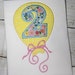 Balloon With Number 2 Machine Applique Design, 2nd Birthday Embroidery ...