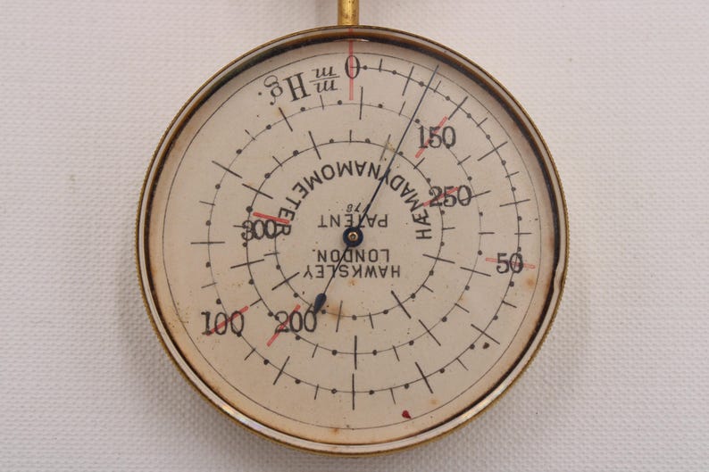 Antikes Hawksley Hand-dynamometer Mit Etui – Vintage Kraftmessgerät ...