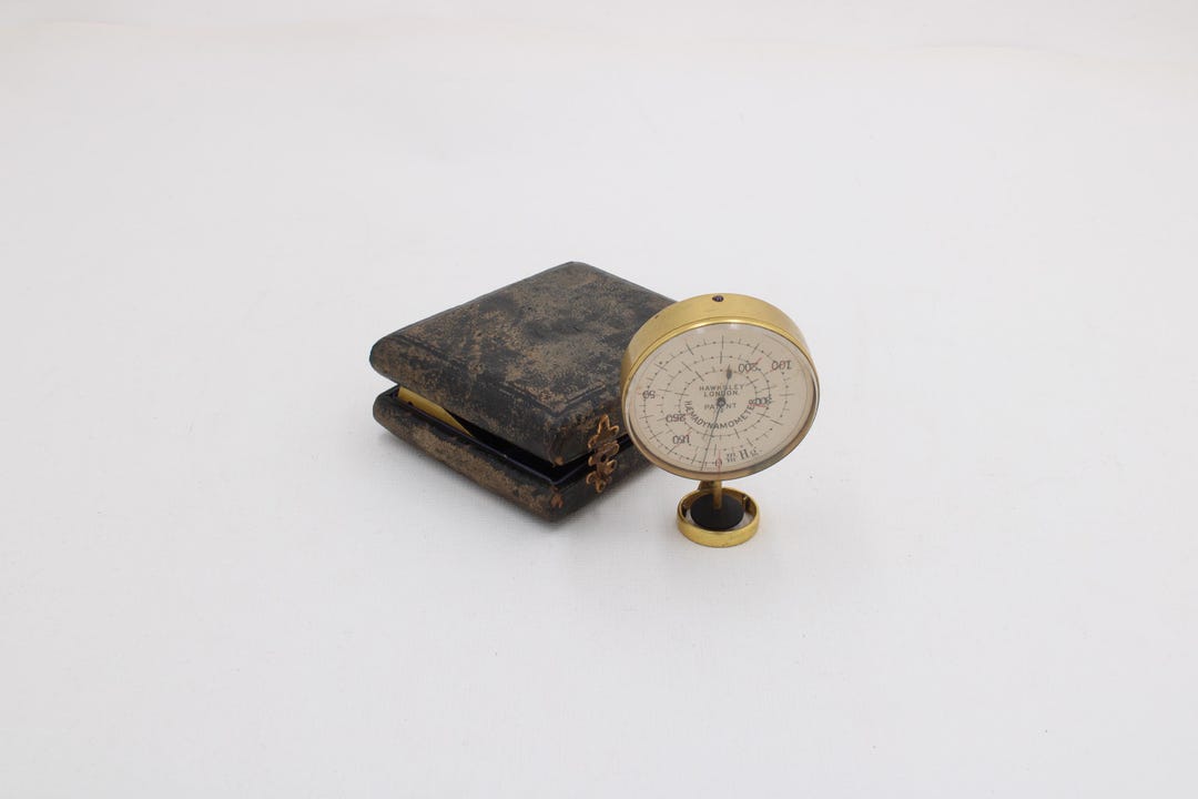 Antikes Hawksley Hand-dynamometer Mit Etui – Vintage Kraftmessgerät ...