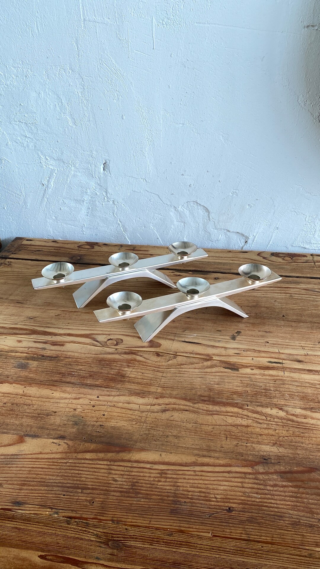 Pair Wmf Mid Century Kerzenhalter Versilbert - Etsy