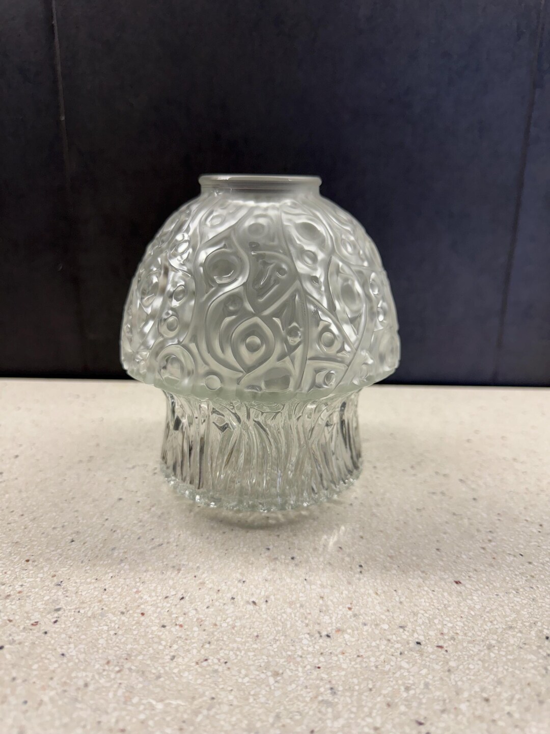 Glas Vase 70er Vintage Hochzeit Deko Kristal Limburg Lampenschirm - Etsy