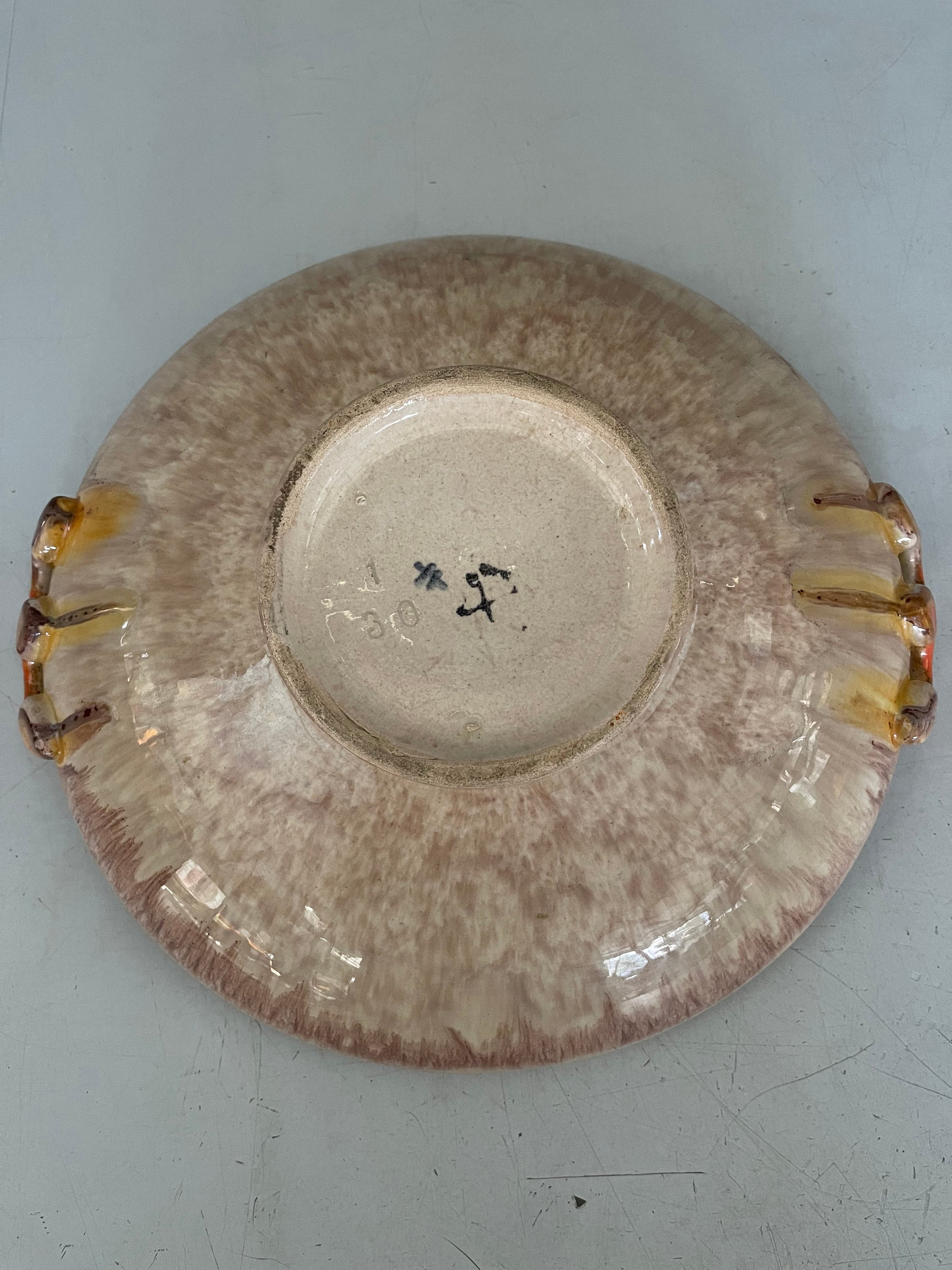 Ceramic Schale Art Deco Midcentury Active Orange - Etsy