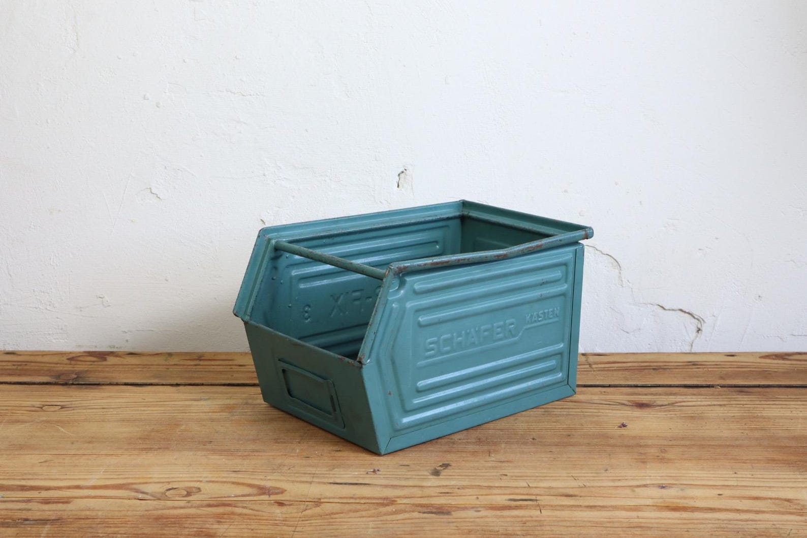Schäfer Kiste Aus Lochblech – Kleine Metallbox Vintage Industrie Deko ...
