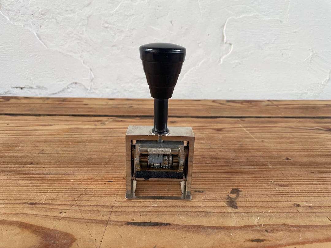 Datum Stempel Vintage Art Deco Design - Etsy