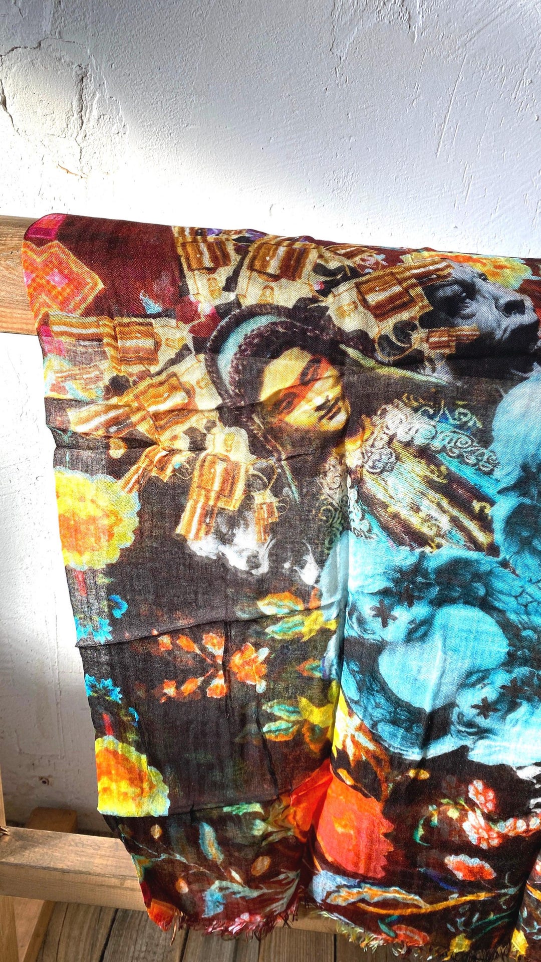 Mob Chic Cosa Nostra Seiden Schal Italienisch Viviane Westwood ähnlich ...