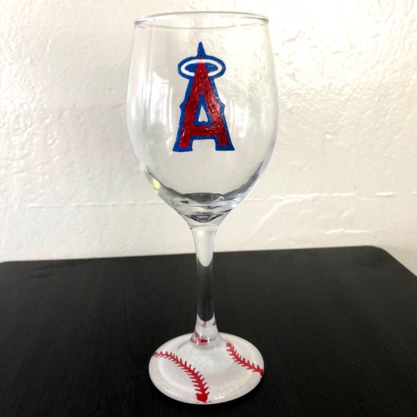 Baseball Wine Glass - Etsy
