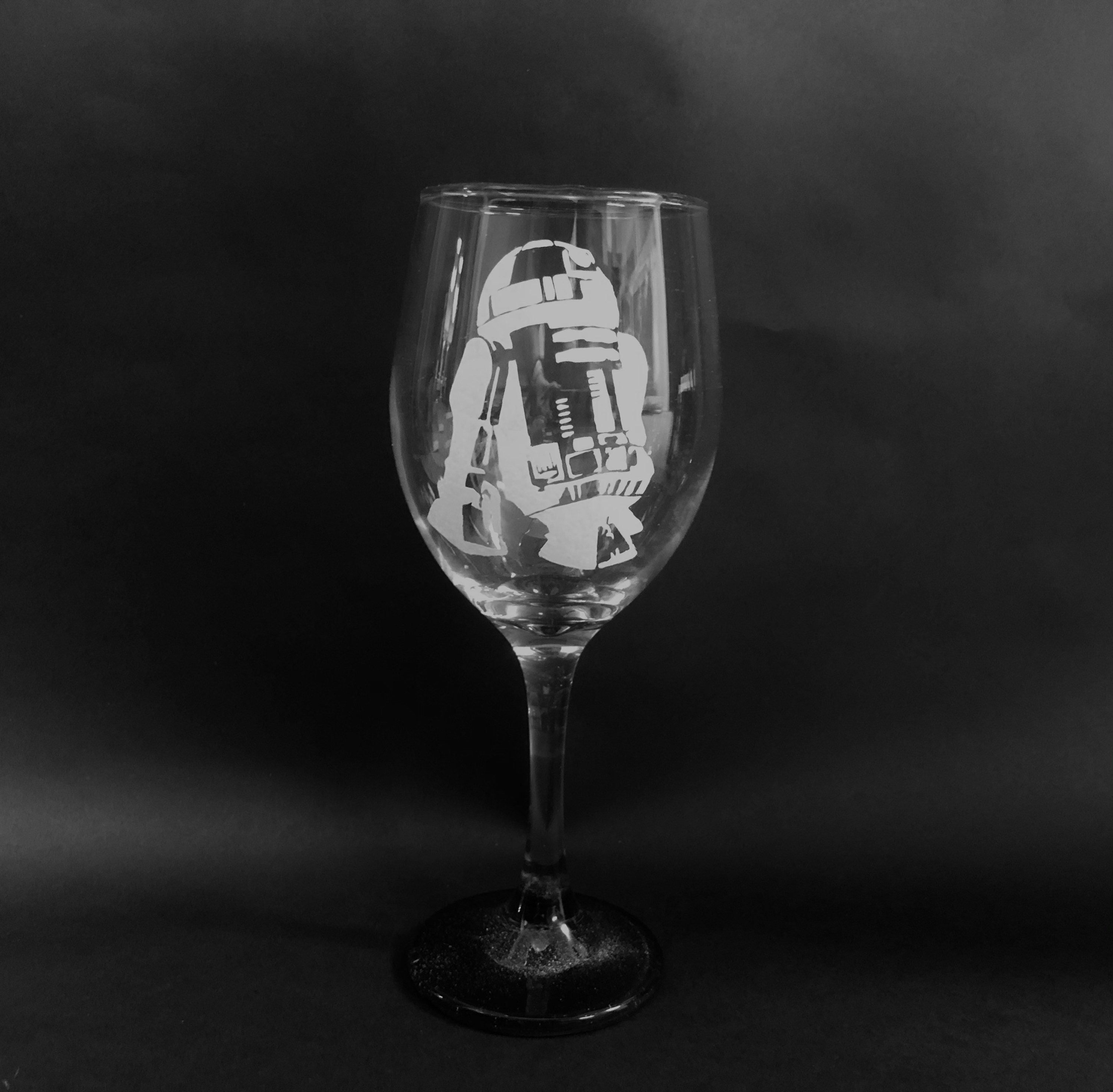 Star Wars Inspired Wine Glasses Wine Glasses Set of 4 - Etsy Sweden