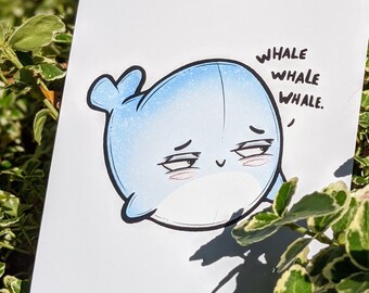 Big Fat Whale - Etsy