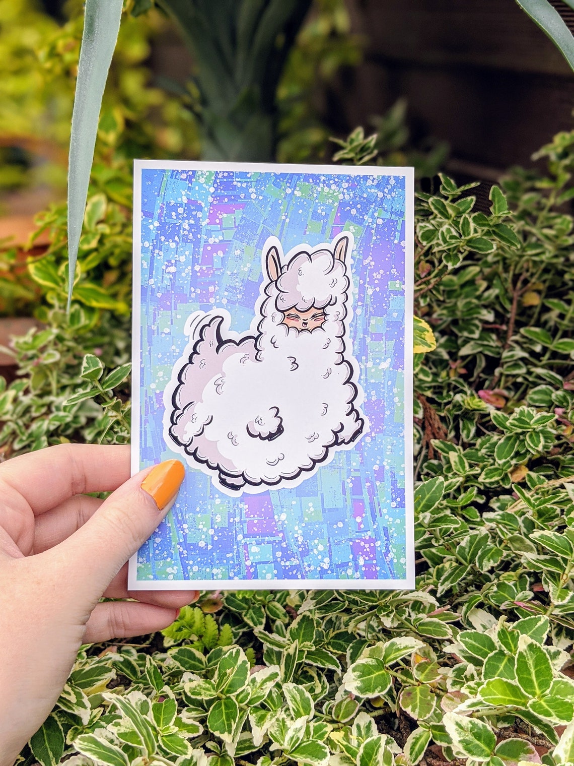 Lama Kunstdrucke grumpy llama happy llama Twofaced - Etsy.de
