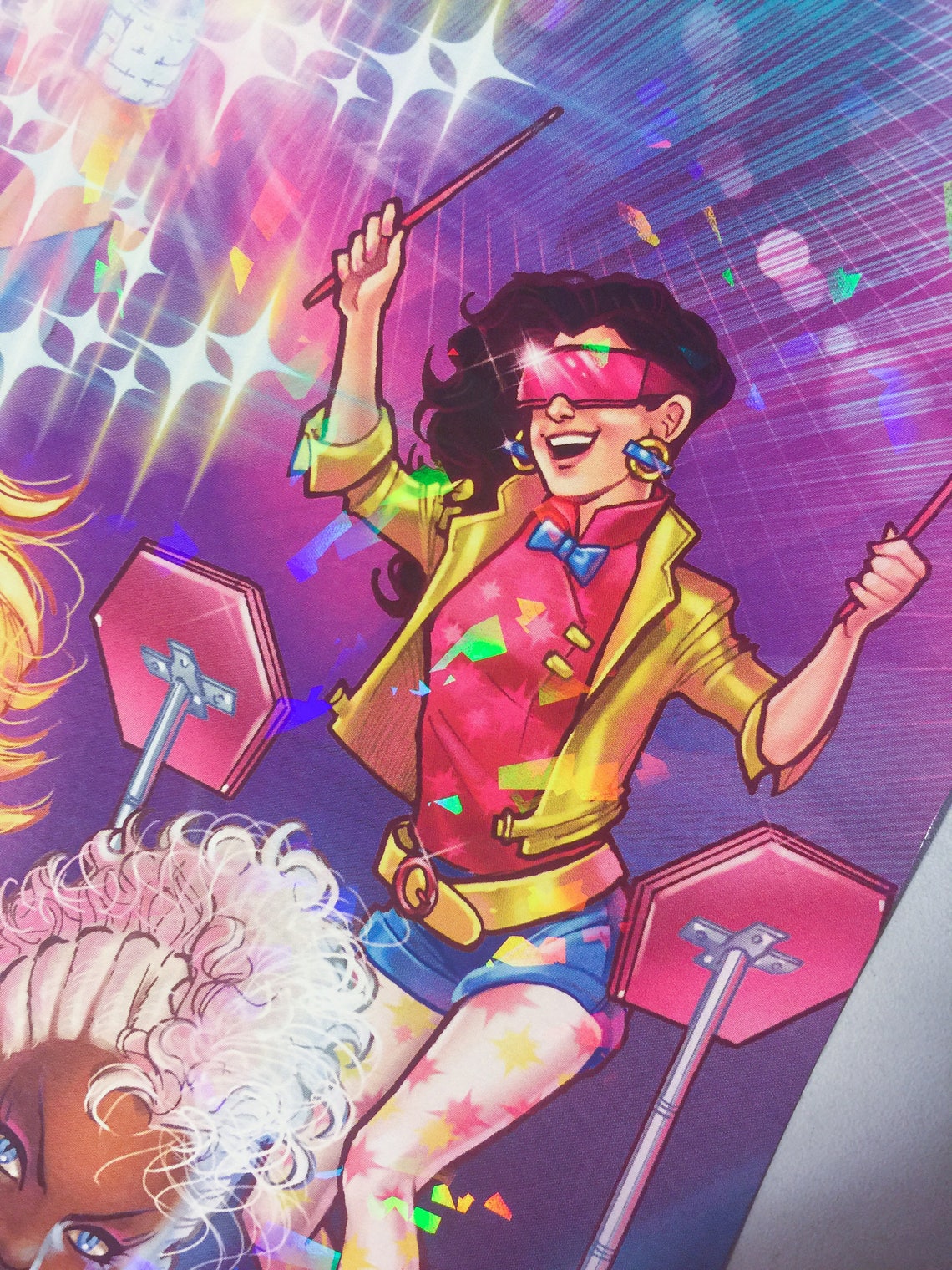 JAZ and the Hard-light Projections holographic Print - Etsy