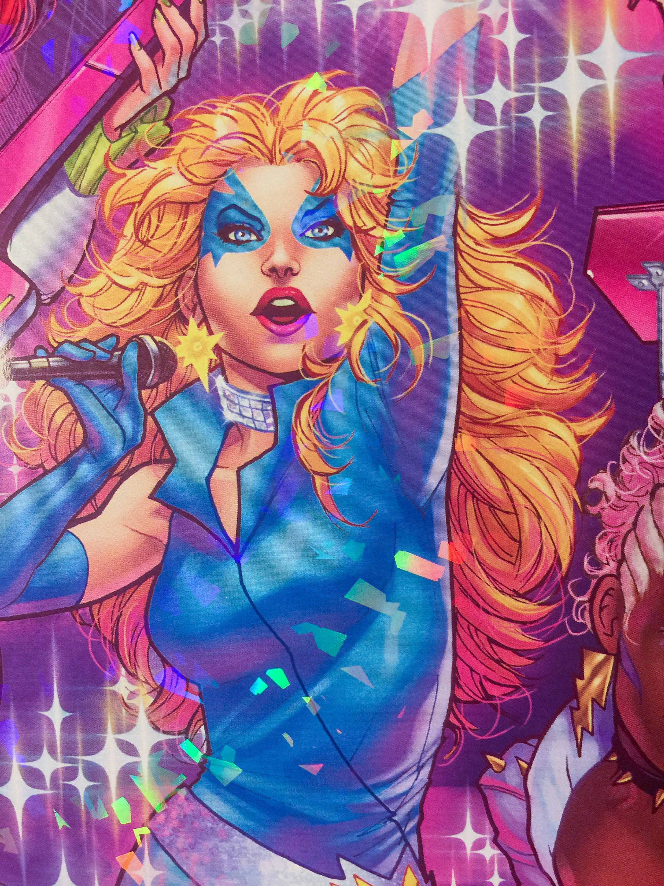 JAZ and the Hard-light Projections holographic Print - Etsy