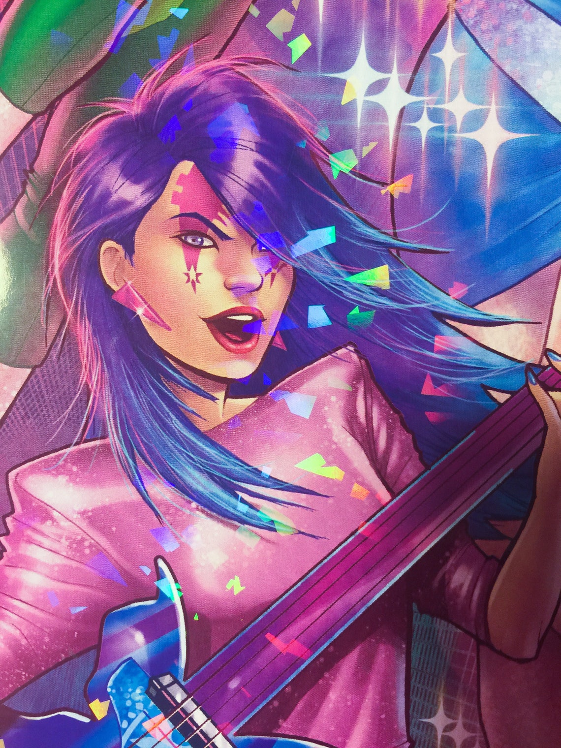 JAZ and the Hard-light Projections holographic Print - Etsy